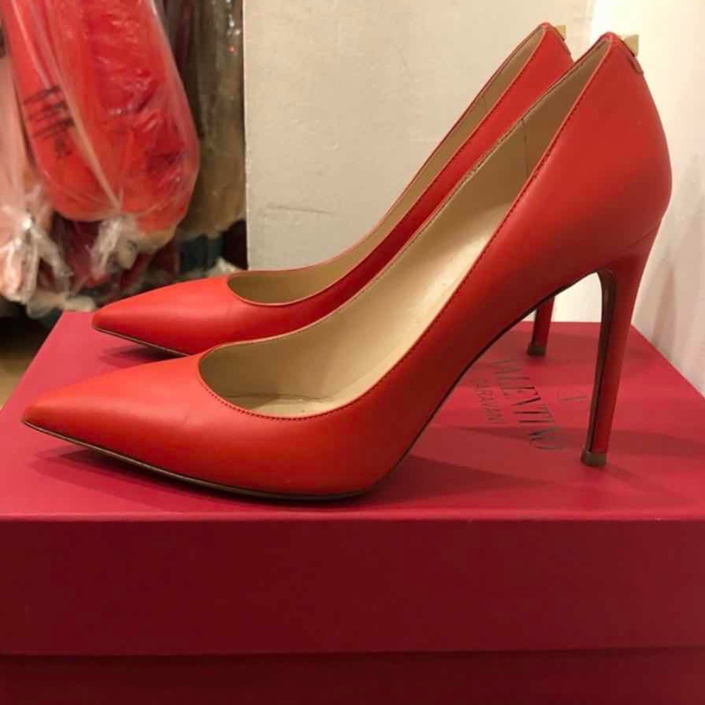 Authentic Valentino Red High Heel Pumps - Gem